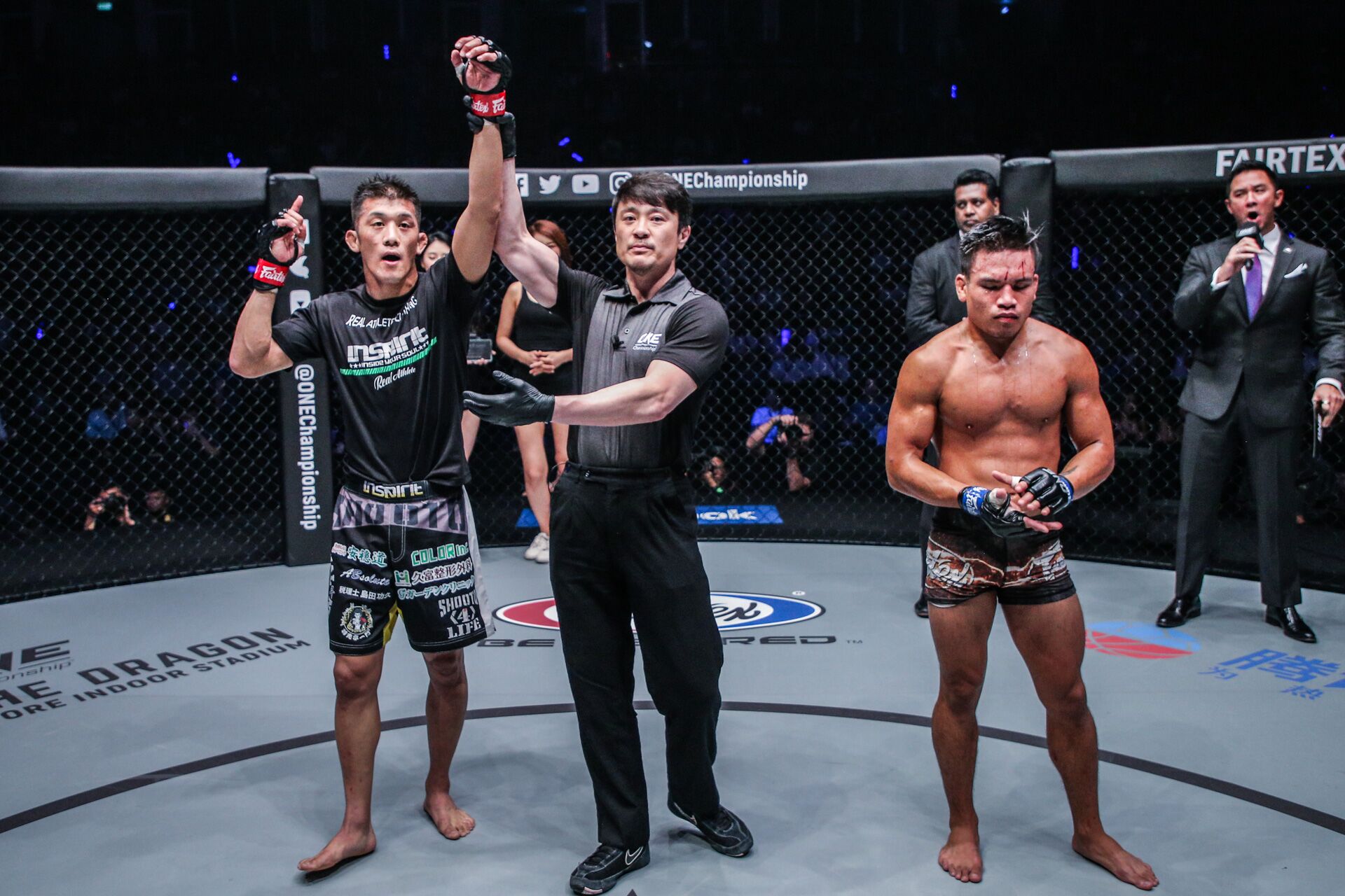 [PHOTOS] Japan vs New Zealand: Shoko Sato, Mark Fairtex Abelardo fight ...